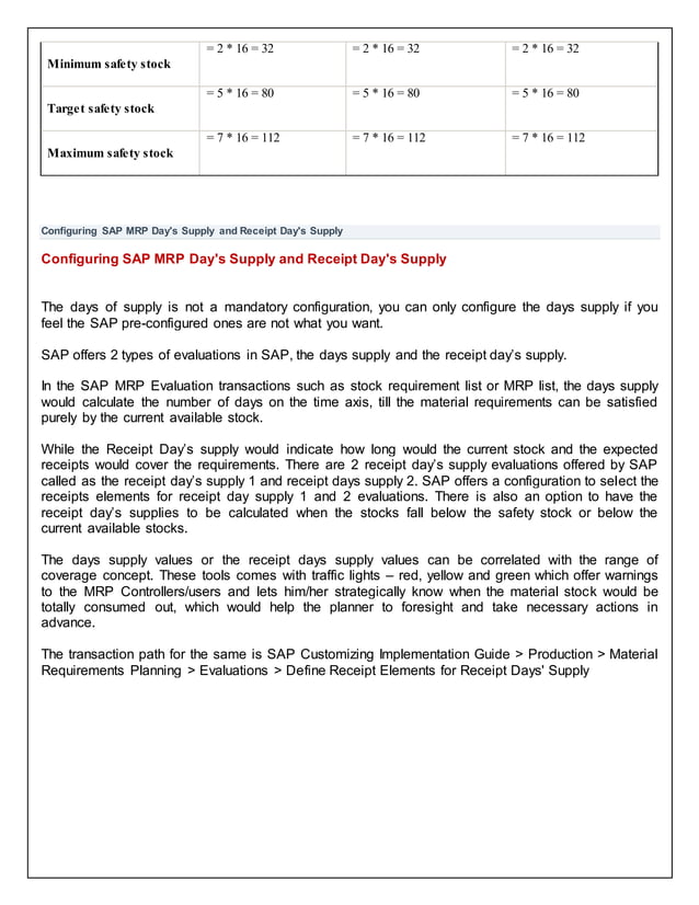 Sap mrp-configuration-pp | DOCX | Business | Business and Finance