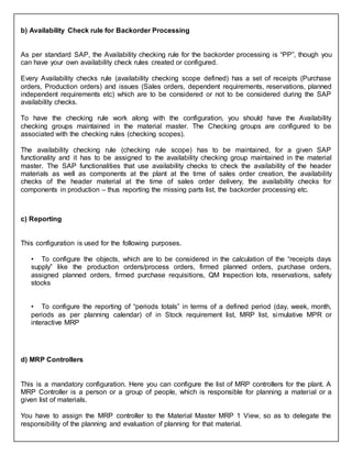 Sap mrp-configuration-pp | DOCX | Business | Business and Finance
