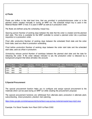 Sap mrp-configuration-pp | DOCX | Business | Business and Finance