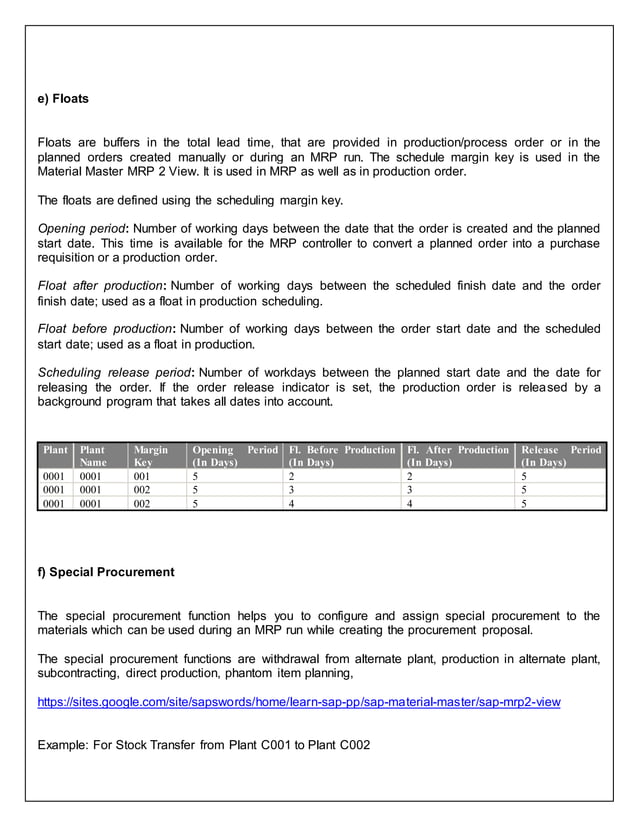 Sap mrp-configuration-pp | DOCX | Business | Business and Finance
