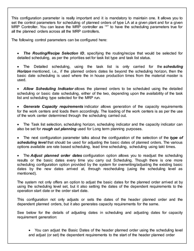 Sap mrp-configuration-pp | DOCX | Business | Business and Finance