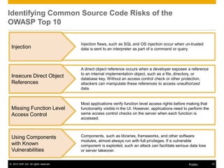 SAP NetWeaver Application Server Add-On for Code Vulnerability Analysis ...