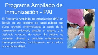 Salud pública. Programa amplio de inmunización es | PPTX
