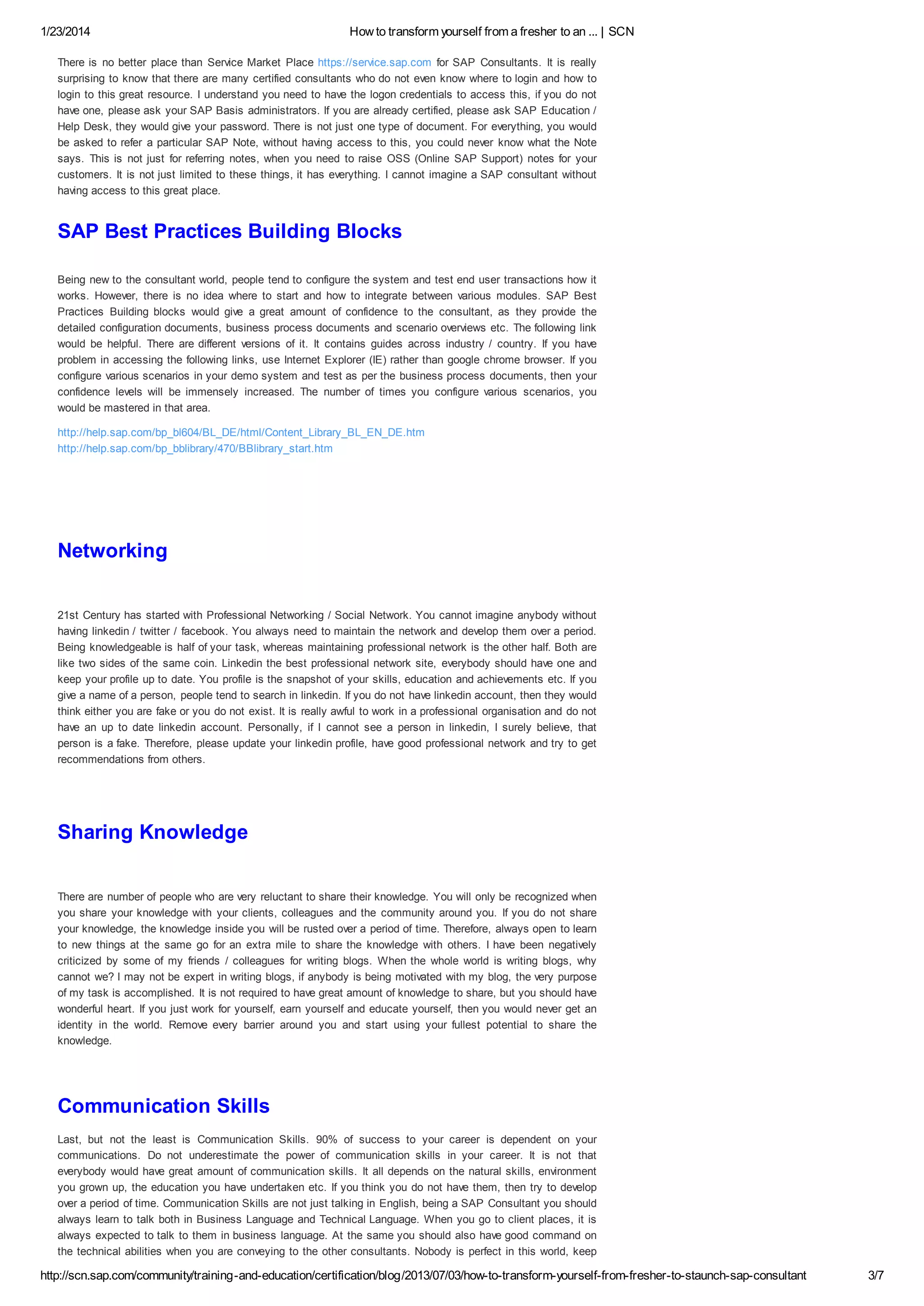 Sap path to success | PDF