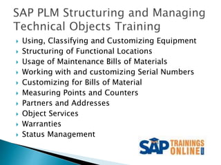Sap PLM Online Training Course | PPTX