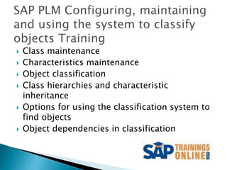 Sap plm online training course | PPT
