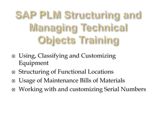 Sap plm online training course | PPT