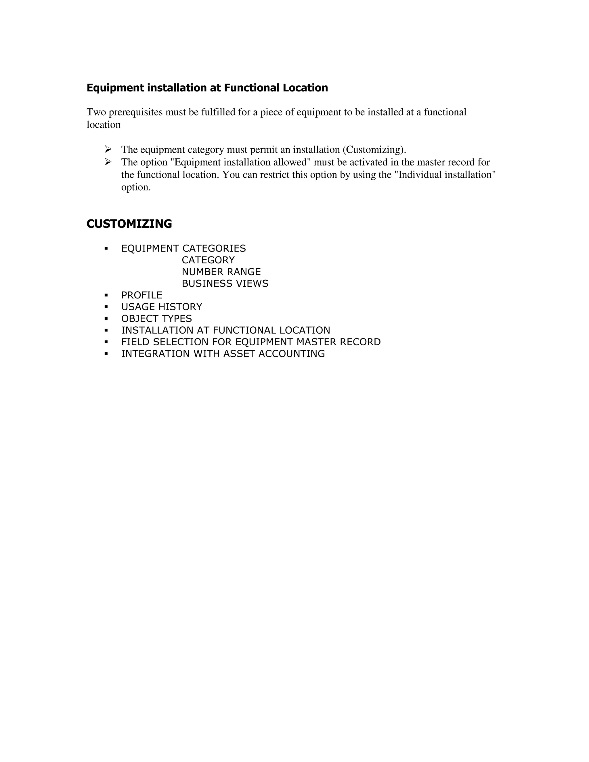 SAP PM Master Data Training Guide | PDF