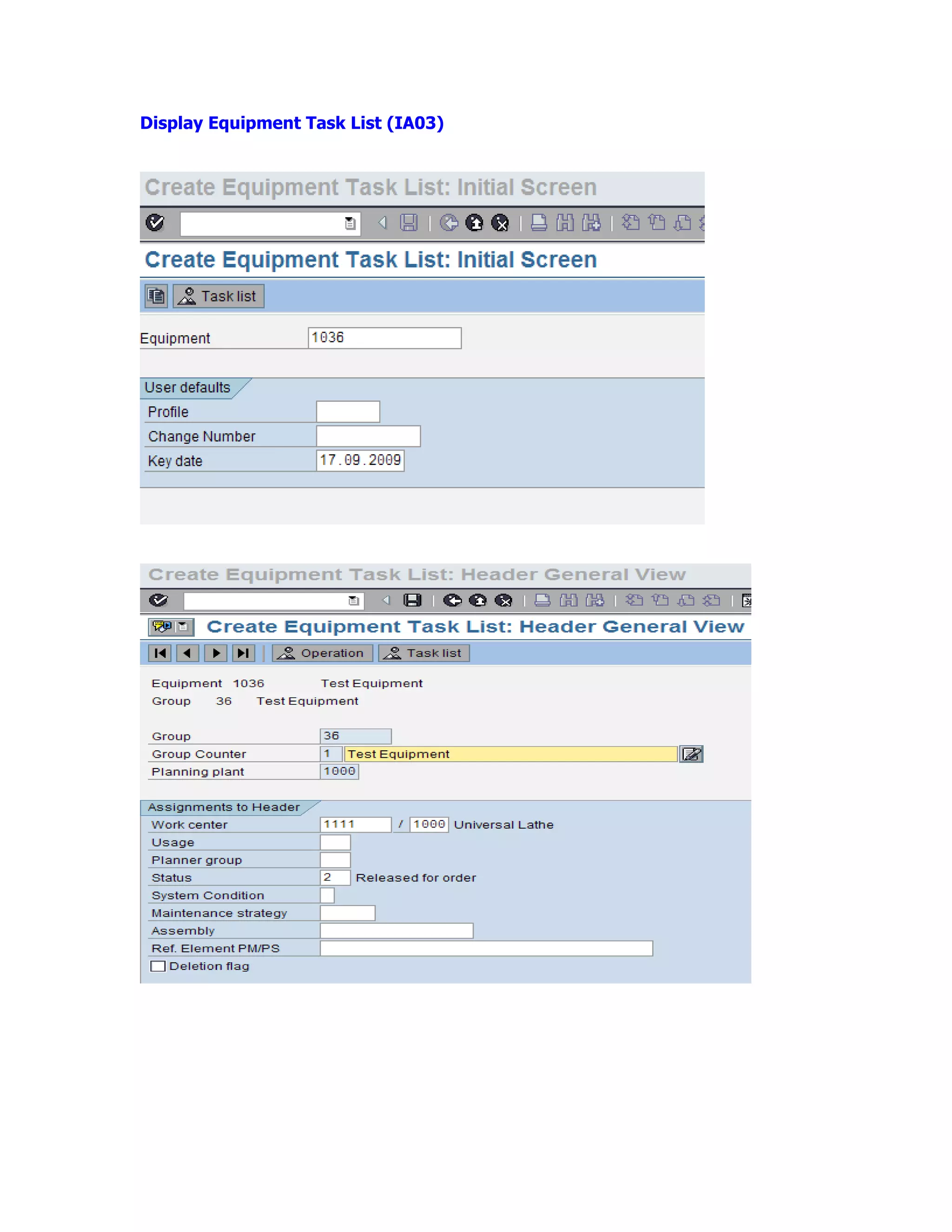 SAP PM Master Data Training Guide | PDF