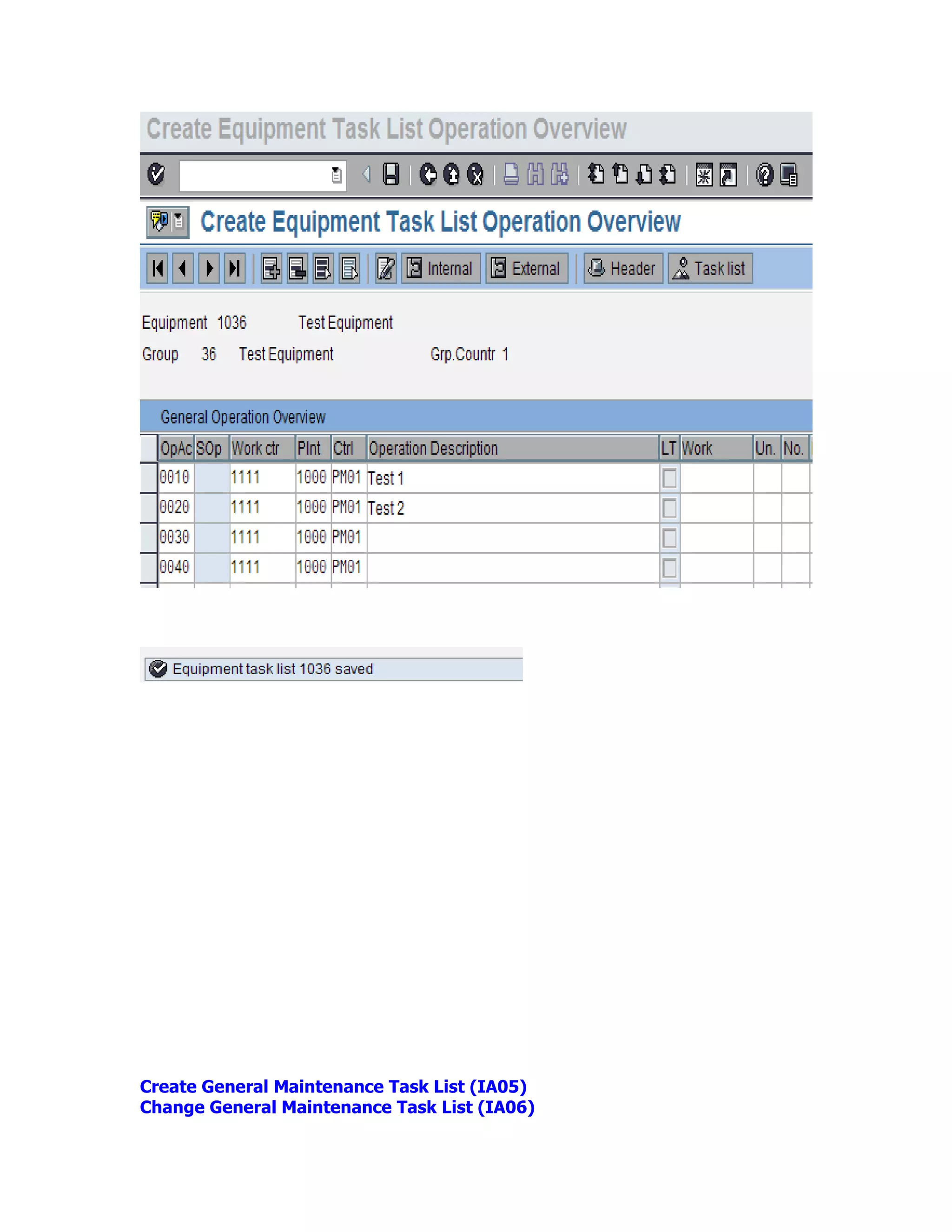 SAP PM Master Data Training Guide | PDF