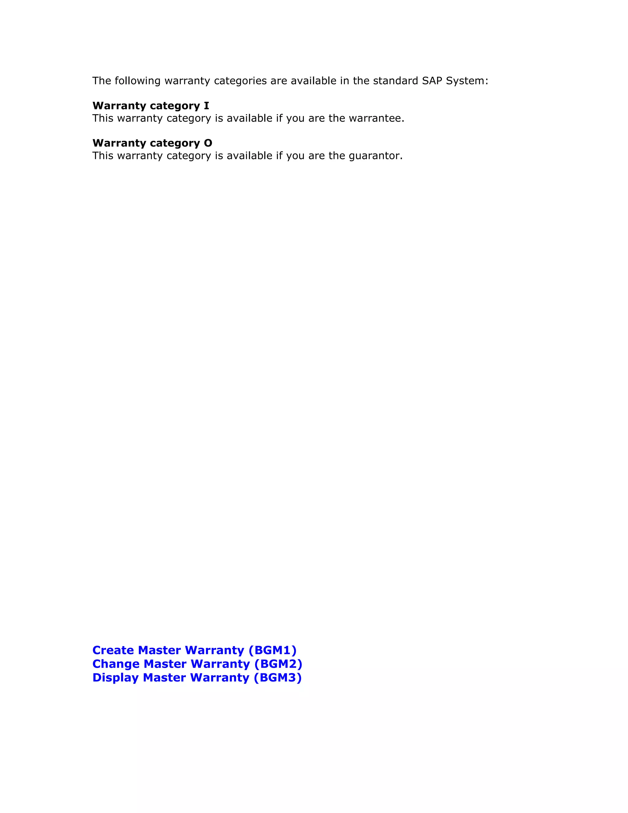 SAP PM Master Data Training Guide | PDF