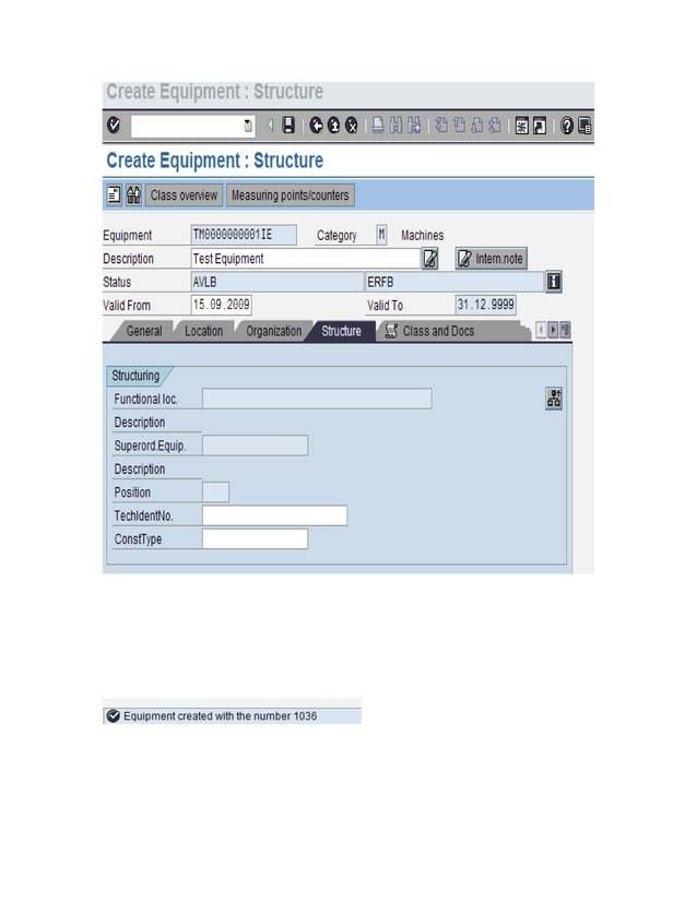 SAP PM Master Data Training Guide | PDF | Business | Business and Finance
