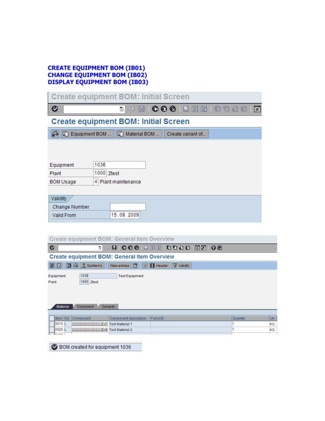 SAP PM Master Data Training Guide | PDF | Business | Business and Finance