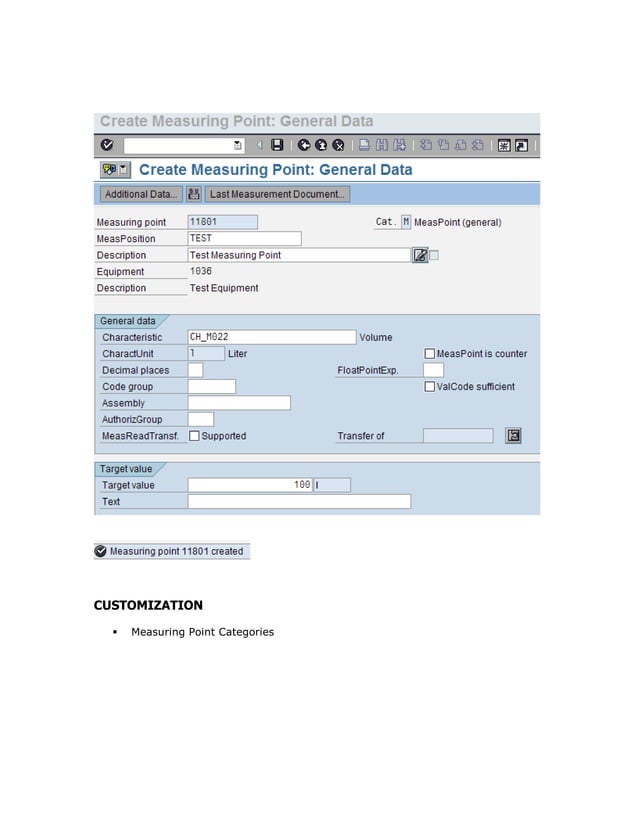 SAP PM Master Data Training Guide | PDF | Business | Business and Finance