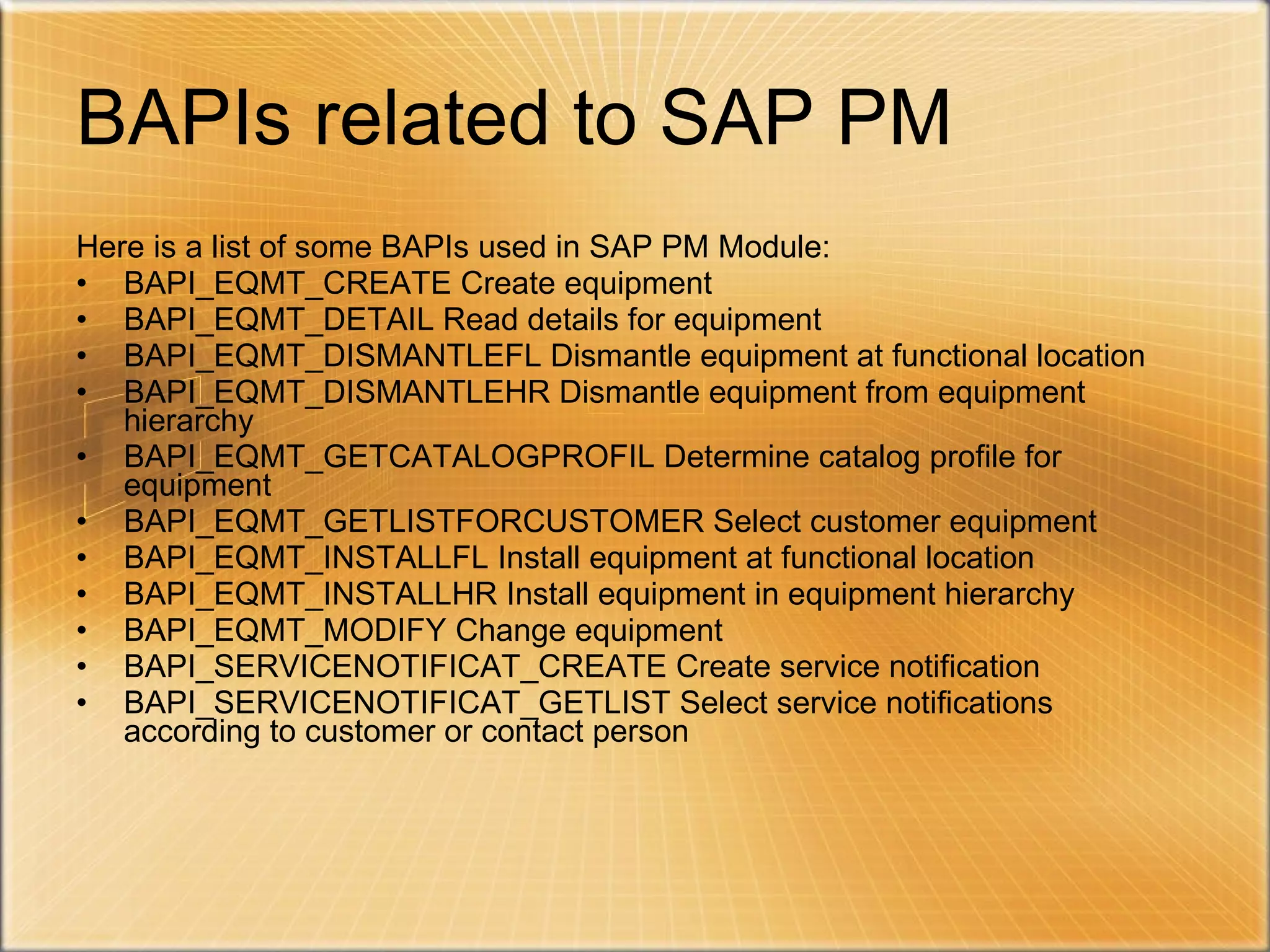 SAP PM and xMII | PPS