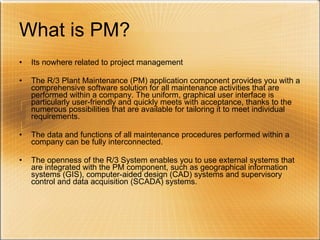 SAP PM and xMII | PPS