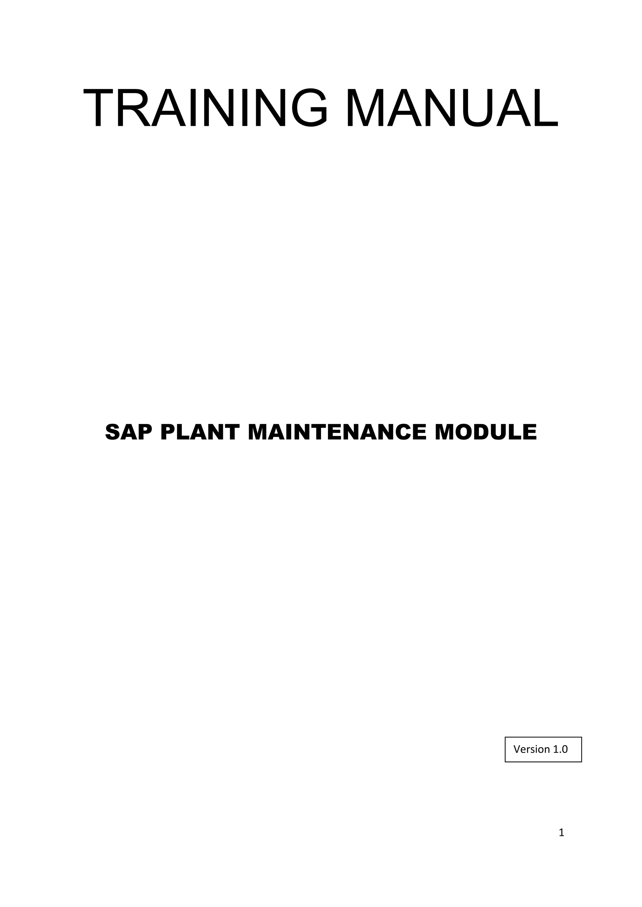 SAP PM Training Manual - www.sapdocs.info