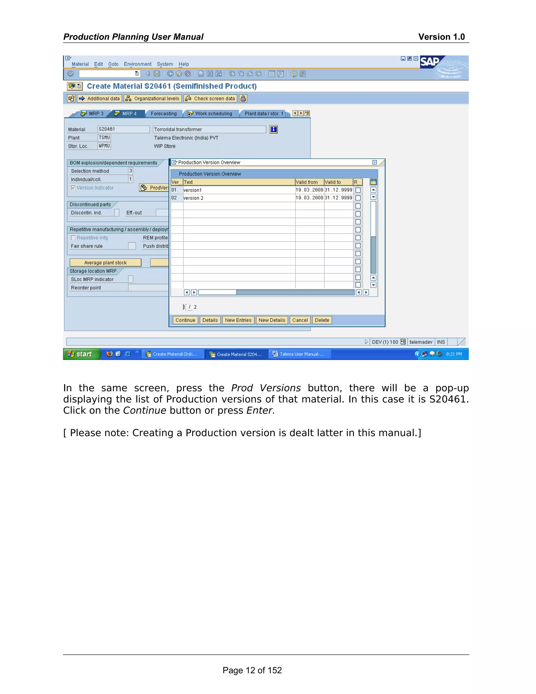 Sap Pp User Manual Pdf Computing Technology And Computing