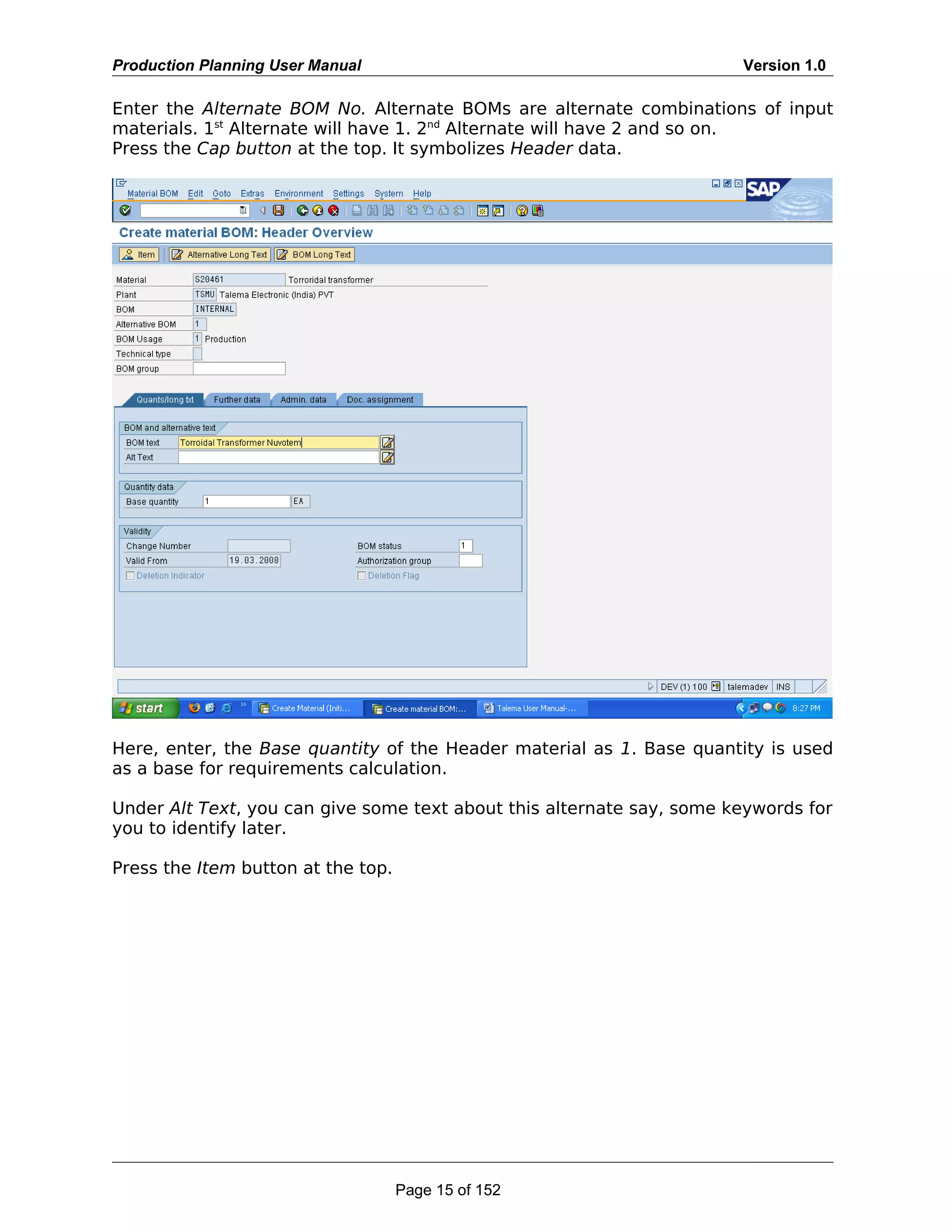 Sap Pp User Manual Pdf Computing Technology And Computing