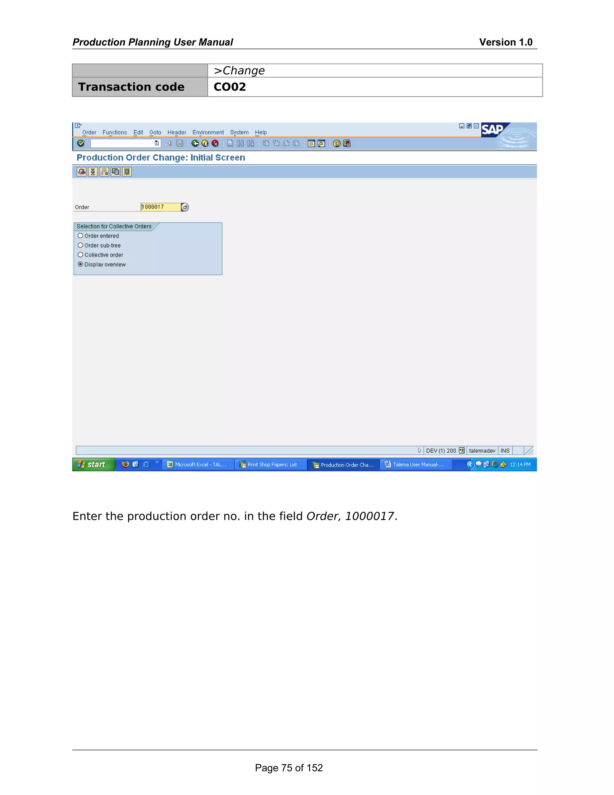 Sap pp-user-manual | PDF