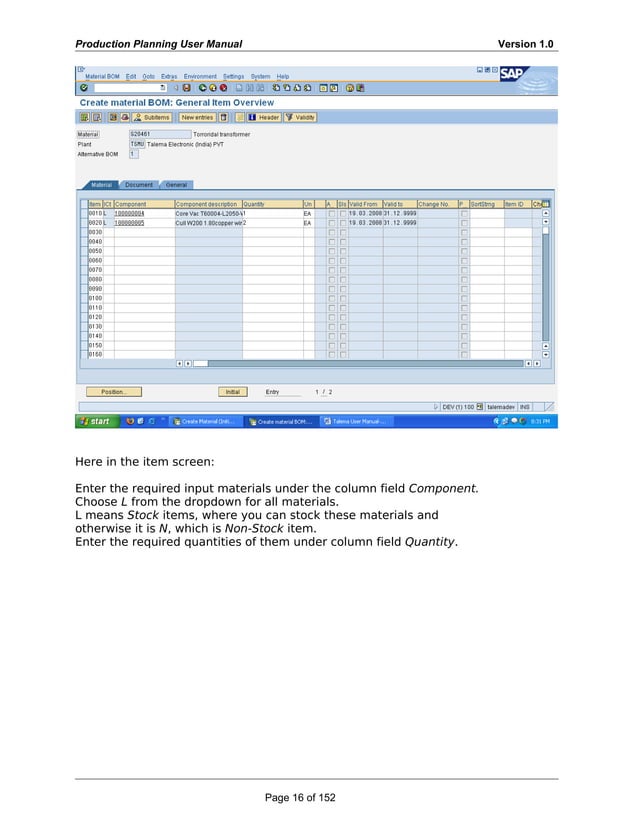 Sap pp-user-manual | PDF | Computing | Technology & Computing