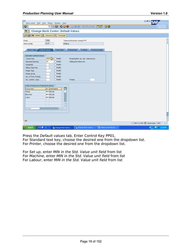 Sap Pp User Manual Pdf Computing Technology And Computing