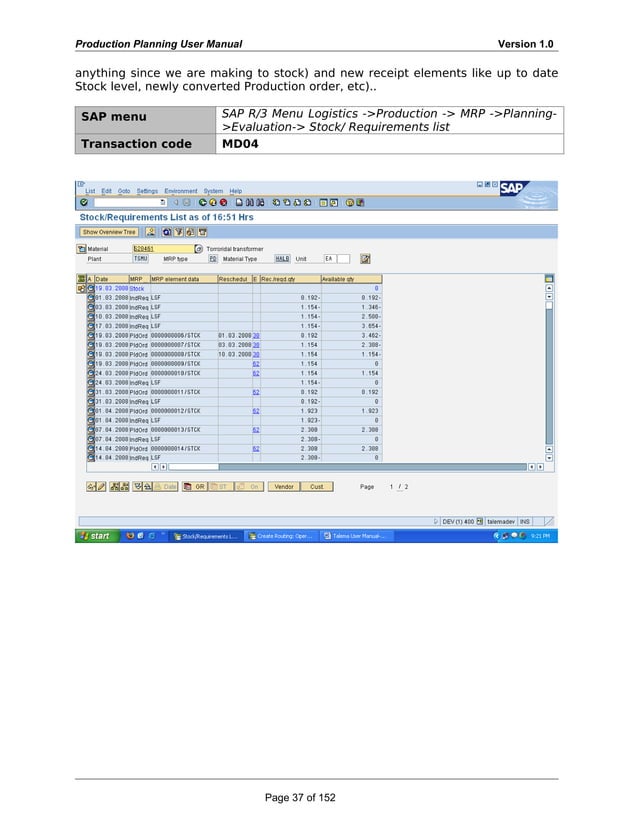 Sap pp-user-manual | PDF | Computing | Technology & Computing