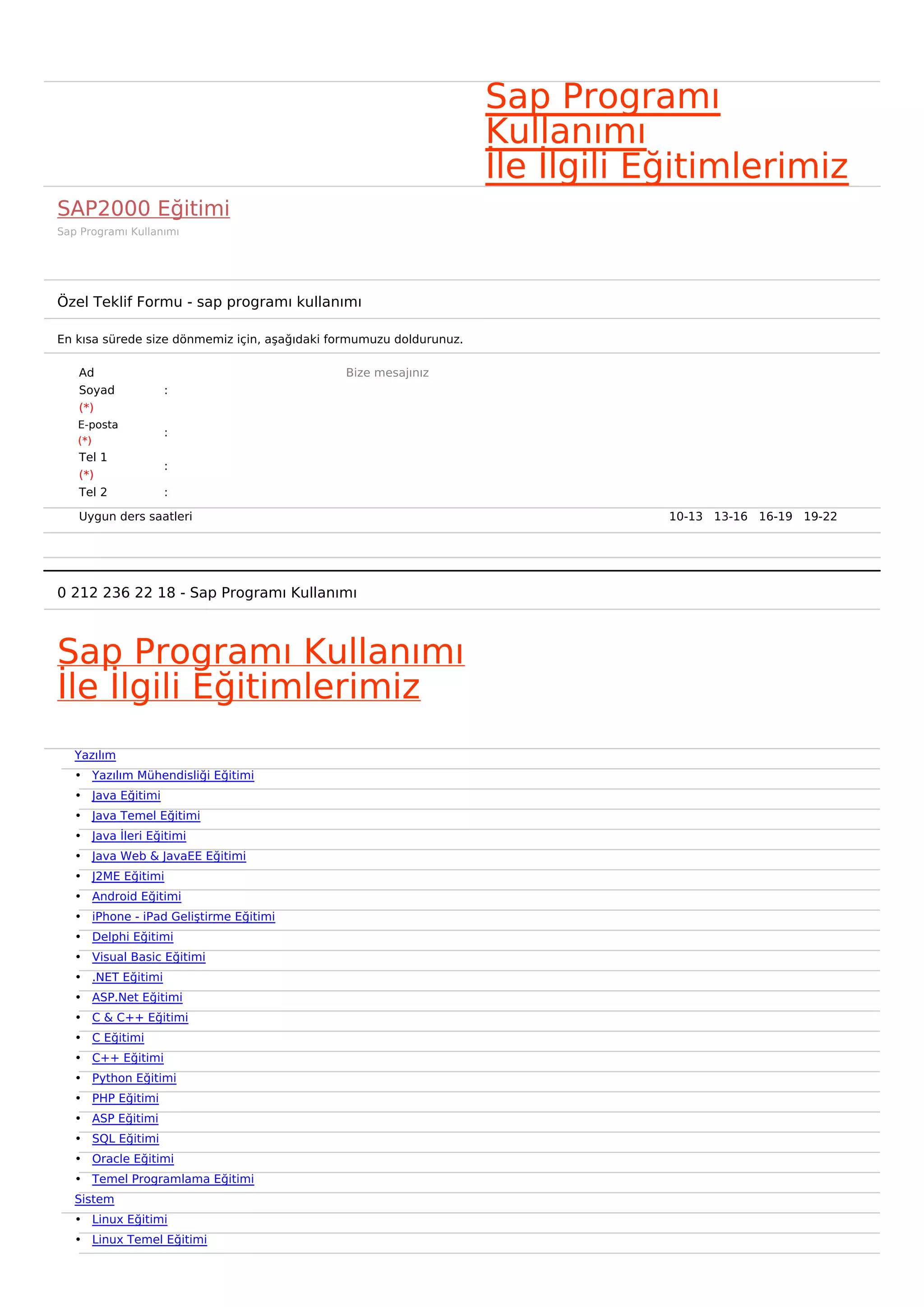 Sap programi-kullanimi | PDF