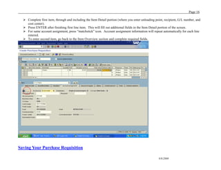 Sap purchase-requisition-how-to | PDF