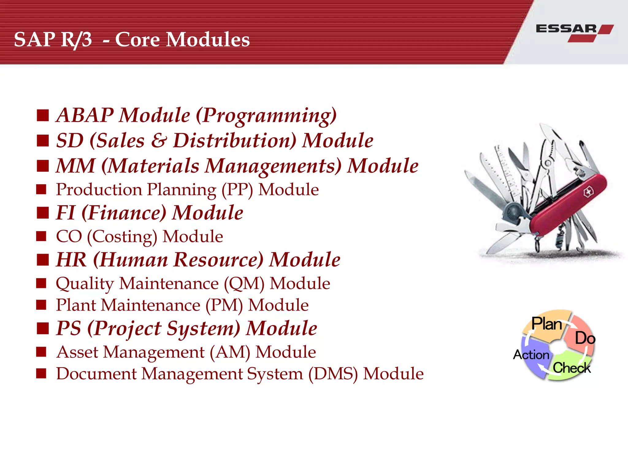 SAP Roadmap in Essar Offshore Subsea Ltd. | PPT | Business | Business ...