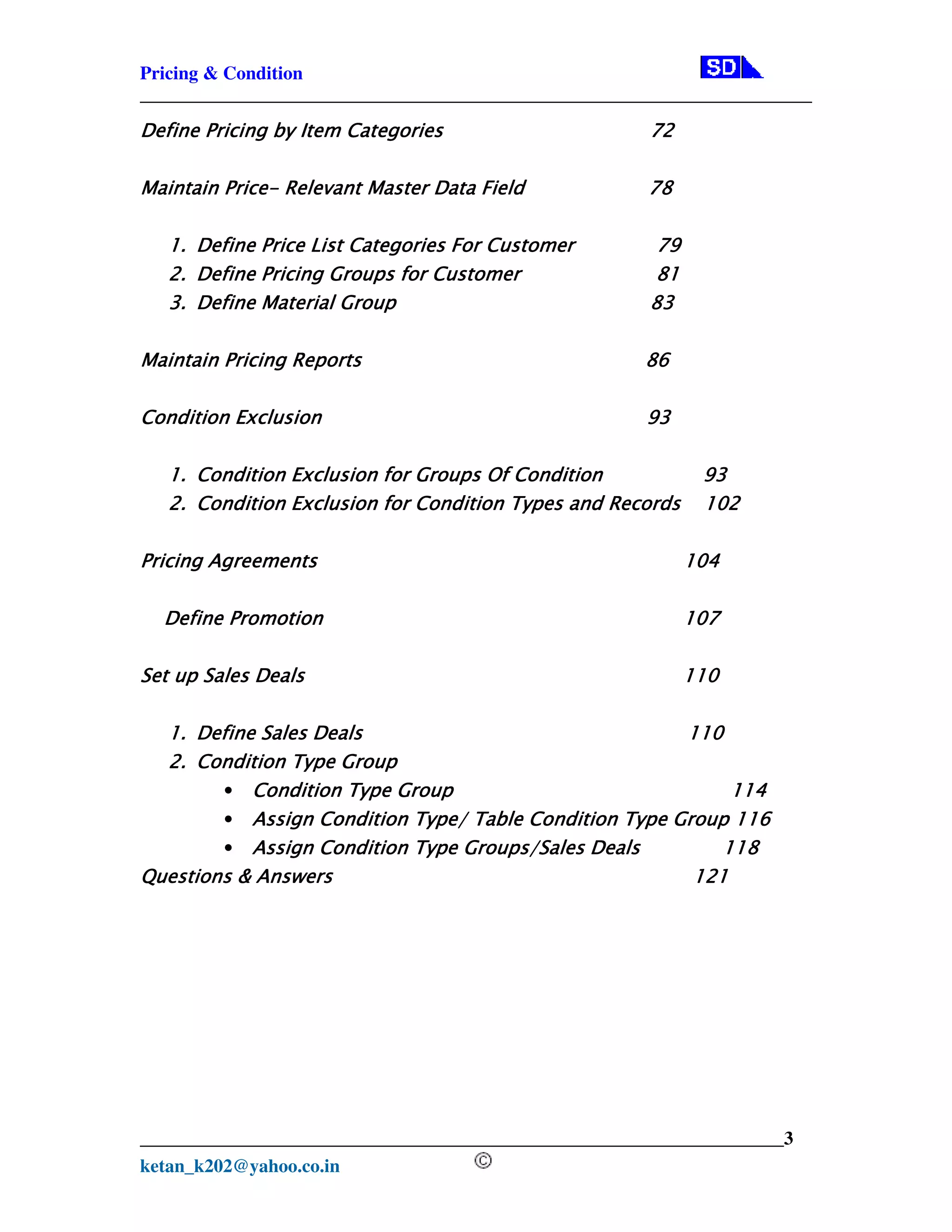 Sap sd-pricing-in-depth-configuration-guide | PDF