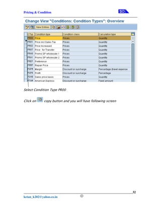 Sap sd-pricing-in-depth-configuration-guide | PDF