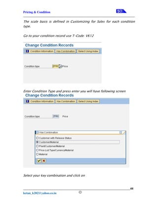 Sap sd-pricing-in-depth-configuration-guide | PDF