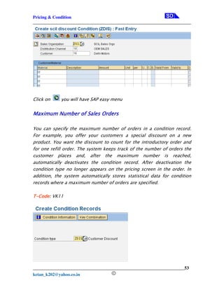 Sap sd-pricing-in-depth-configuration-guide | PDF