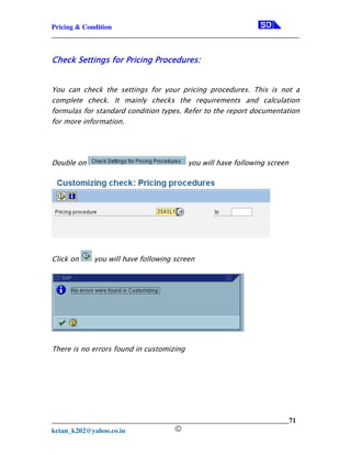 Sap sd-pricing-in-depth-configuration-guide | PDF