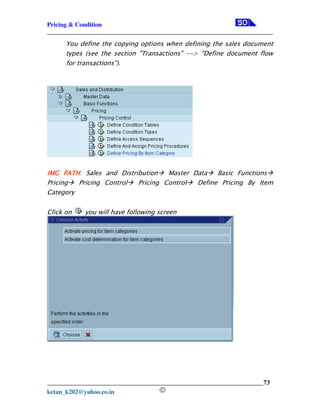 Sap sd-pricing-in-depth-configuration-guide | PDF