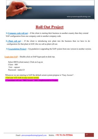 Sap sd-study-material-1511 | PDF