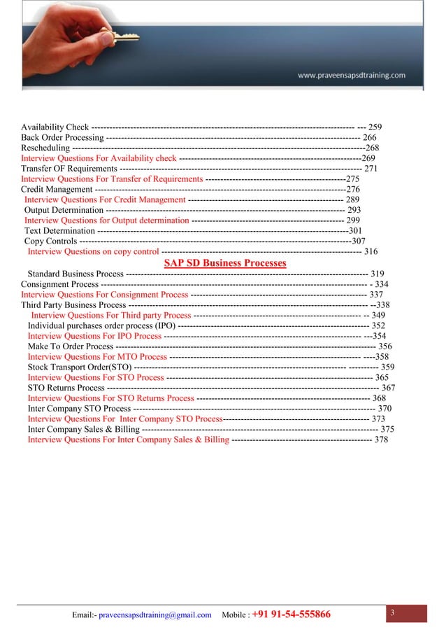 SAP SD Training | SAP SD Configuration Guide | SAP SD Study Material ...