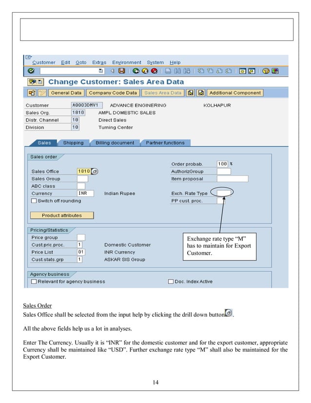 Sap sd-user-manual | PDF | Business Accounting & Finance | Business