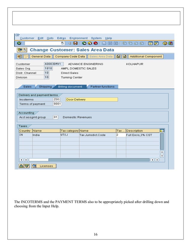 Sap sd-user-manual | PDF | Business Accounting & Finance | Business