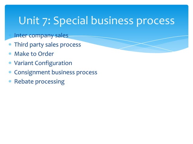 Sap sd ppt | PPTX | Business Accounting & Finance | Business
