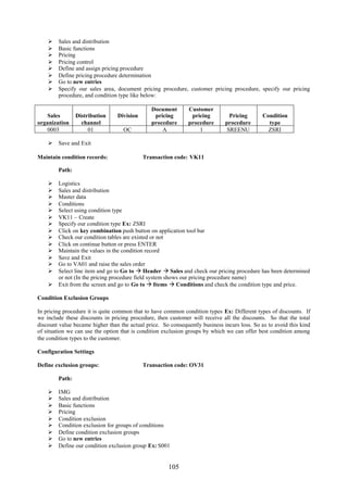 SAP SD Study material | PDF