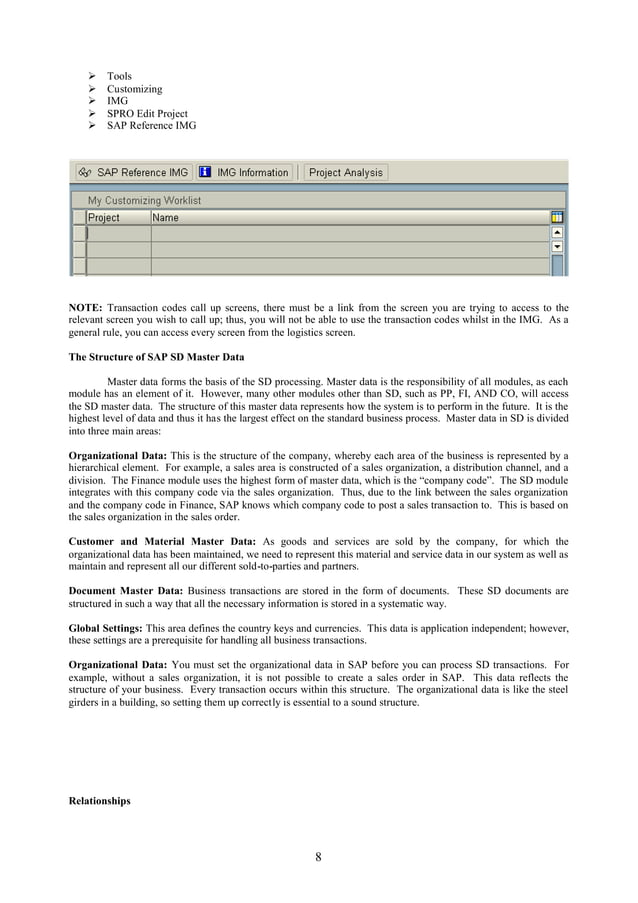 SAP SD Study material | PDF
