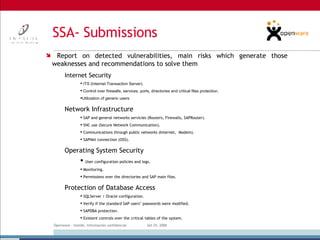 Sap Security Assessment V3 English | PPT
