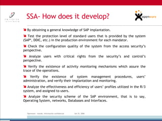 Sap Security Assessment V3 English | PPT
