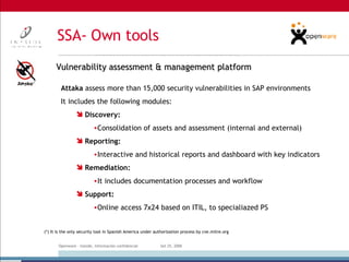 Sap Security Assessment V3 English | PPT