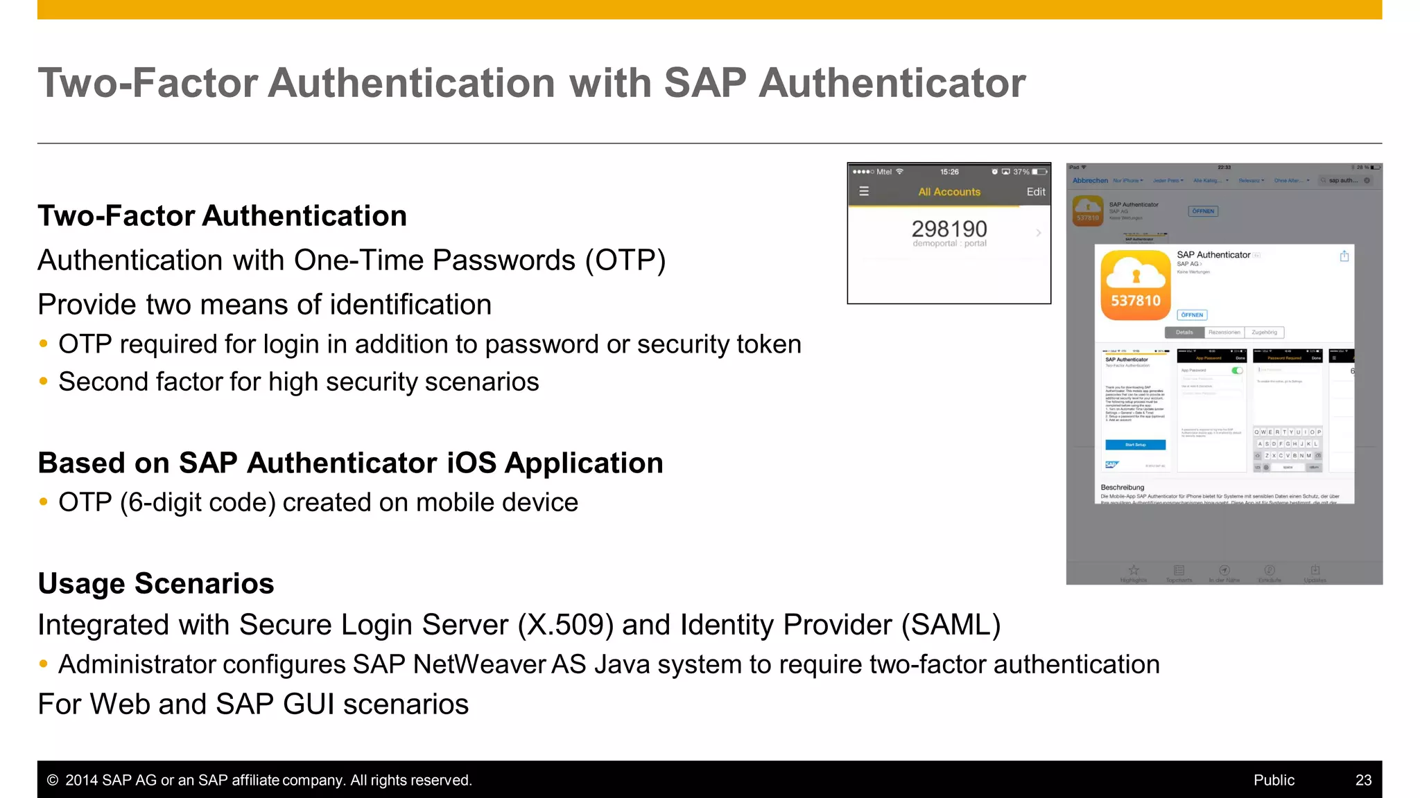SAP Single Sign-On 2.0 Overview | PDF