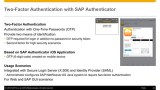 SAP Single Sign-On 2.0 Overview | PDF