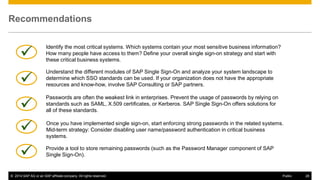 SAP Single Sign-On 2.0 Overview | PDF
