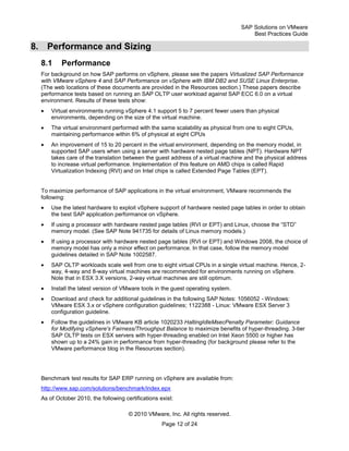 SAP Solution On VMware - Best Practice Guide 2011 | PDF | Operating Systems | Computer Software ...
